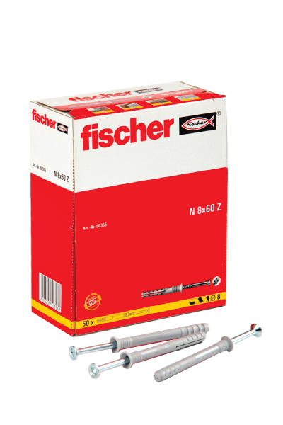 Fischer nail plug (50/100 units) - Glued facade – FIXOTILE